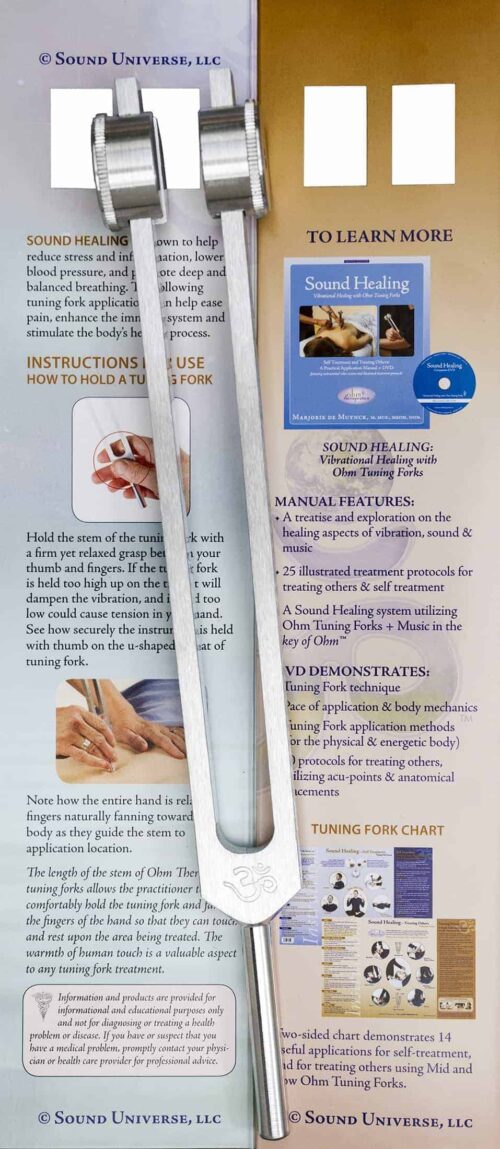 Low Ohm Tuning Fork - Ohm Therapeutics Sound Healing